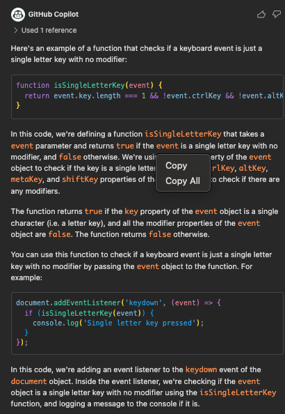 Consider adding all actions to chat context menu for screen reader ...