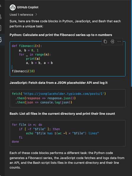Consider different keybinding for navigating between chat code blocks · Issue #195281 ...