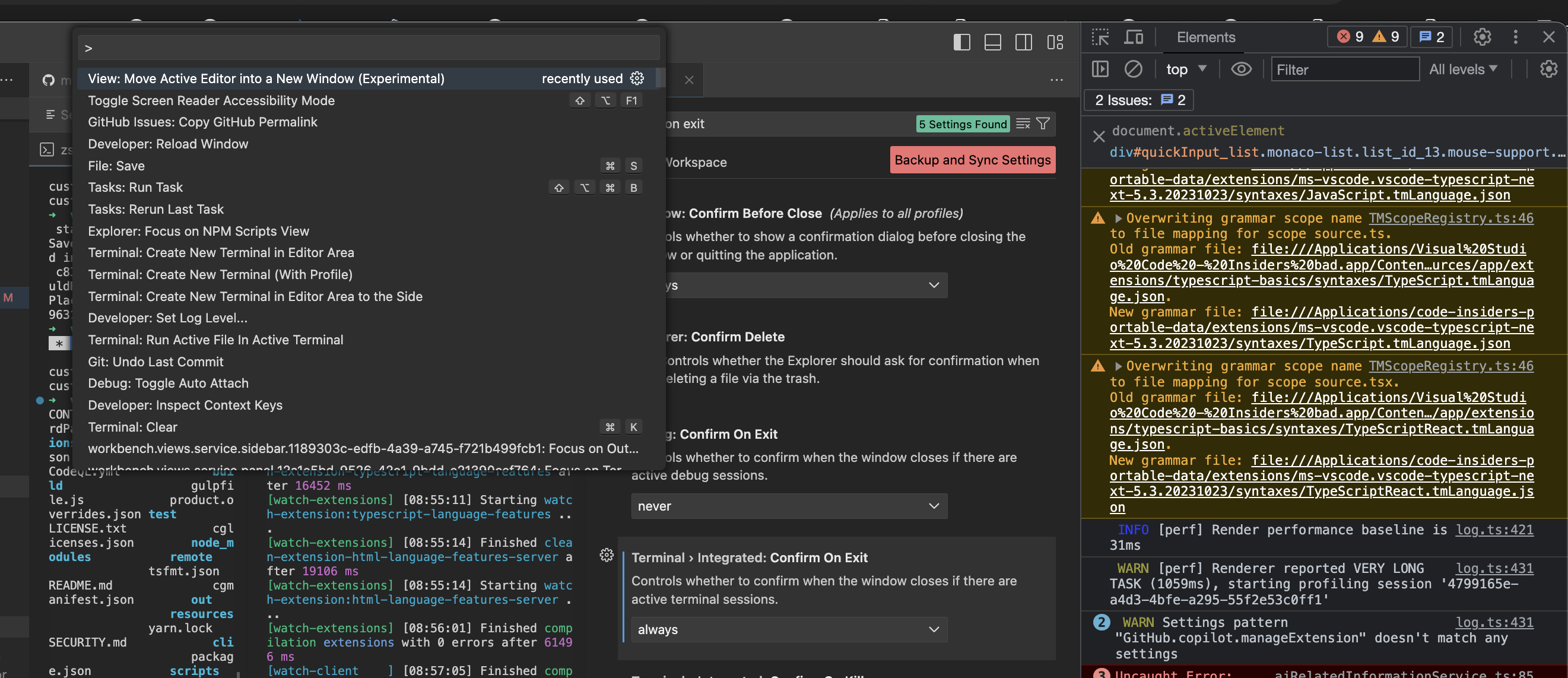 Focus Stuck In Quickpick Not Accepting Commands · Issue 196431 · Microsoft Vscode · Github