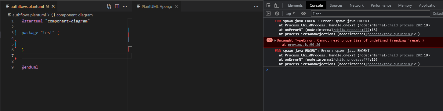 Stopped working since few days · Issue #488 · qjebbs/vscode-plantuml · GitHub