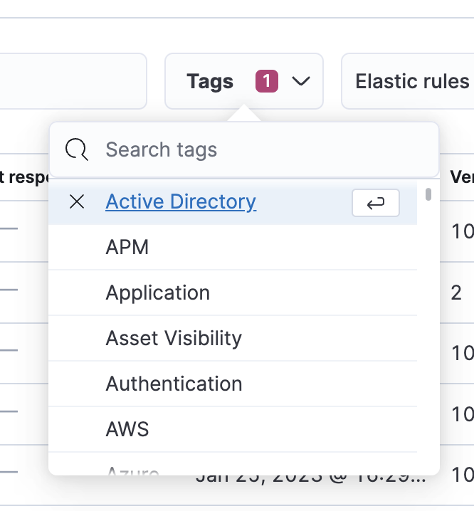 [Security Solution] Add support for tag exclusion to the Rules table · Issue #149708 · elastic ...