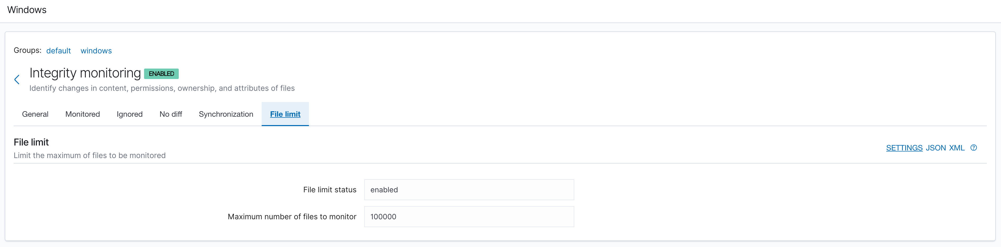 Add DB limit settings to the FIM configuration · Issue #1272 · wazuh ...