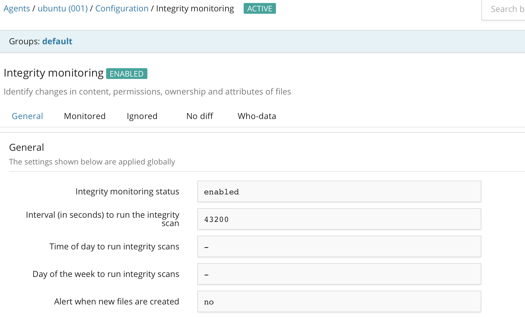 Inconsistencies When Querying The Syscheck Configuration · Issue 2373 · Wazuhwazuh · Github 9052