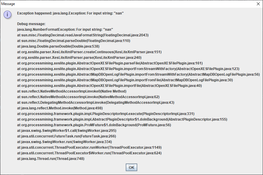 The generated xes log cannot be imported into ProM · Issue #4 · ZhipengHe/MIMIC-IV-event-log ...