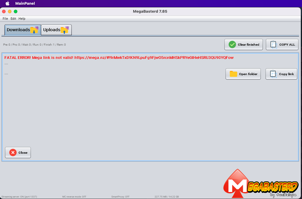 v7.85 not work · Issue #580 · tonikelope/megabasterd · GitHub