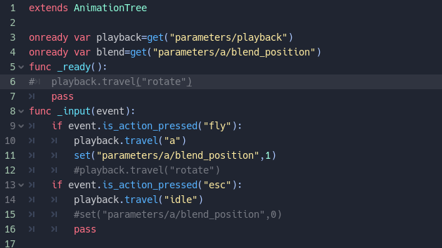 AnimationTree statemachine (travel function) doesn't work in 3d mode · Issue #52397 ...