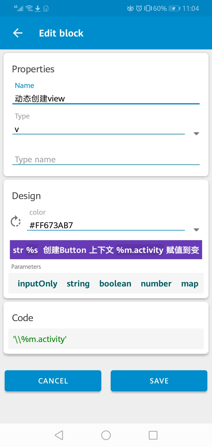 /* Failed to resolve Custom Block's code: java.util.UnknownFormatConversionException: Conversion ...