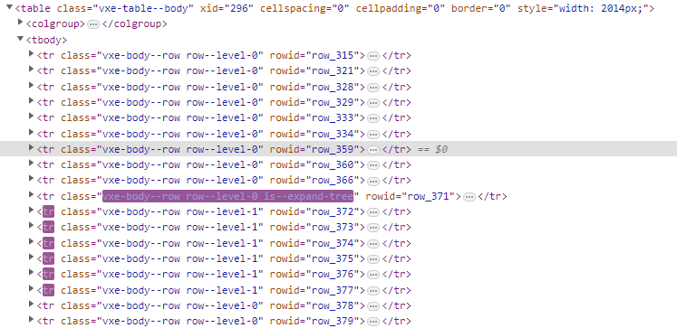 数据源为树形数据时无法开启虚拟滚动 · Issue #2064 · x-extends/vxe-table · GitHub