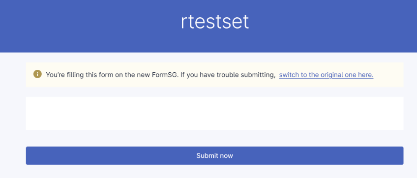 Empty form shows white box instead of plain background · Issue #4315 · opengovsg/FormSG · GitHub
