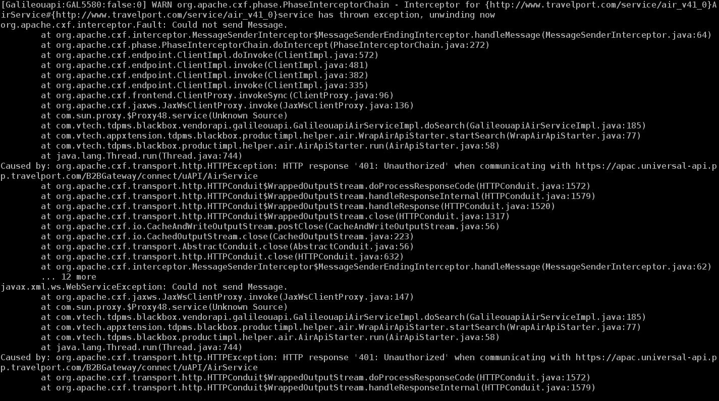 HTTP response '401: Unauthorized' While LFS service · Issue #482 · Travelport/travelport-uapi ...