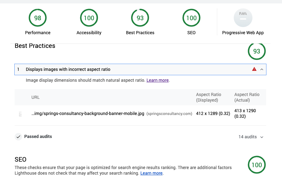 Displays images with incorrect aspect ratio - BUG · Issue #7643 · GoogleChrome/lighthouse · GitHub