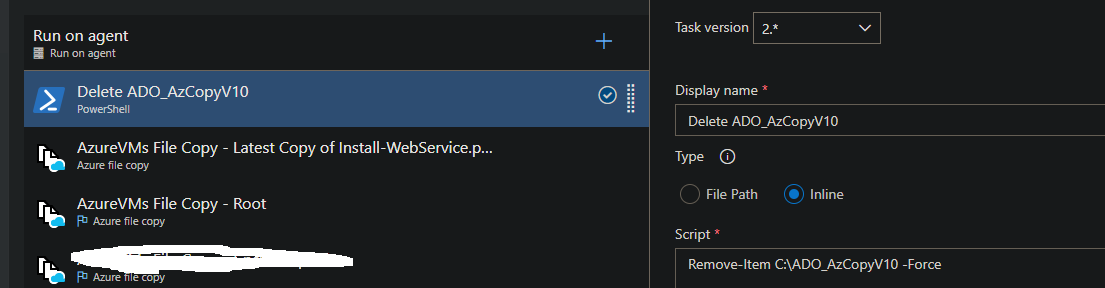 AzureFileCopy v4 fails on extracting AzCopy · Issue #14461 · microsoft/azure-pipelines-tasks ...