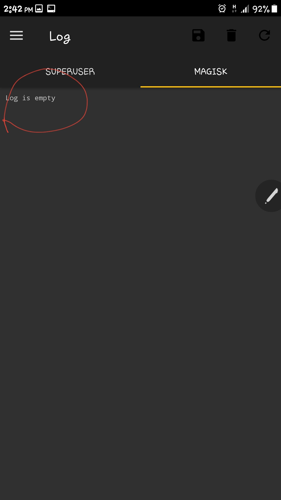 Manager log issue · Issue #303 · topjohnwu/Magisk · GitHub