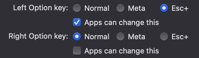 "macos_option_as_alt left" does not treat left Opt vs. right Opt key ...