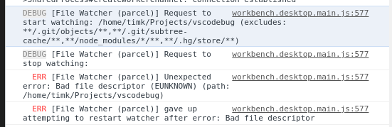 Linux: watcher stops working when workspace contains inaccessible files · Issue #138863 ...