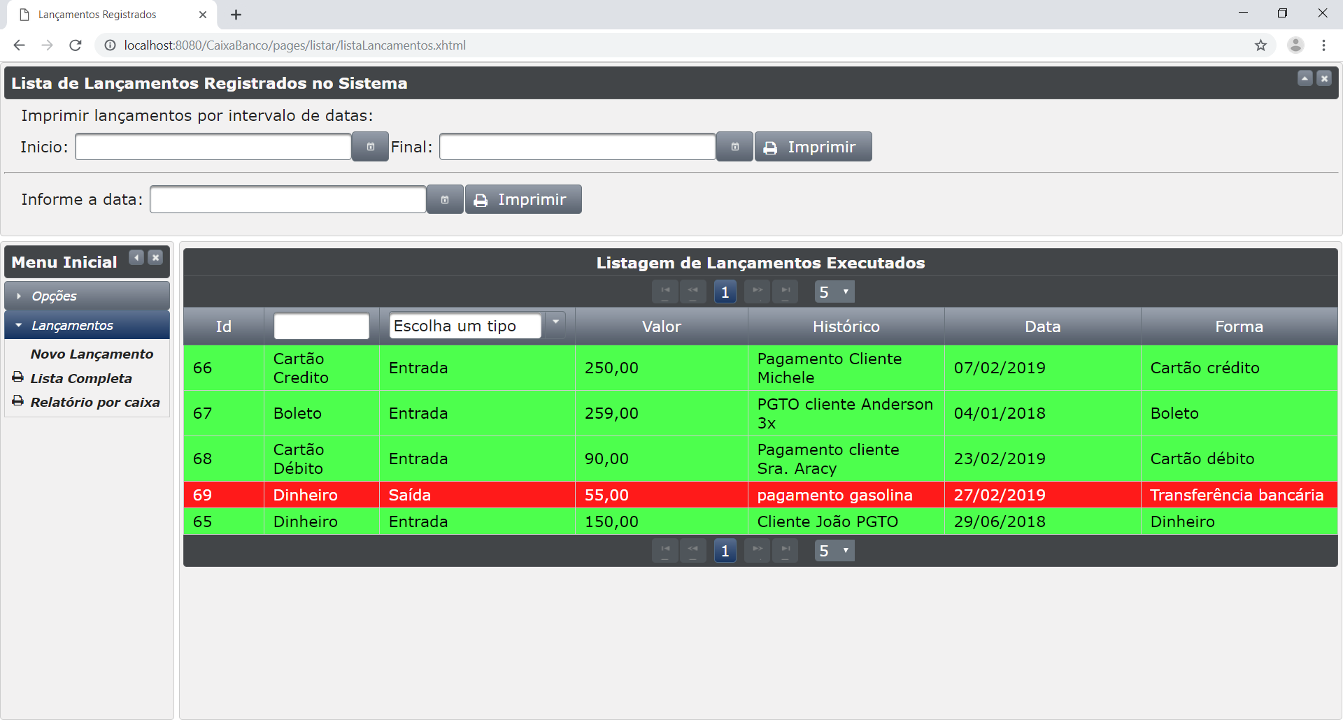 GitHub - Dulcidio/Livro-Caixa: Sistema simples de livro caixa
