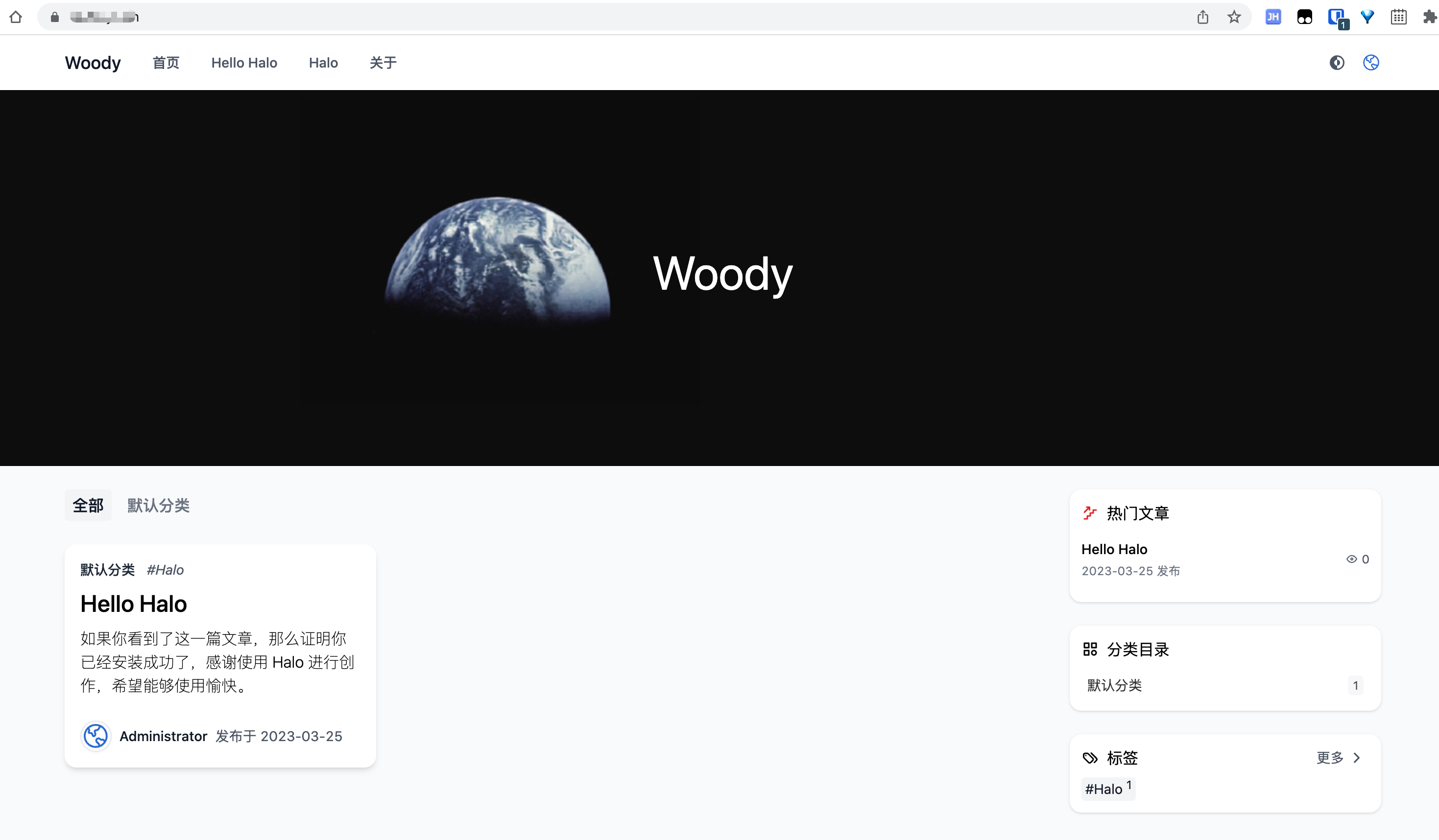 除了主页和后台能进入，其余页面都是打不开 · Issue #3583 · halo-dev/halo · GitHub