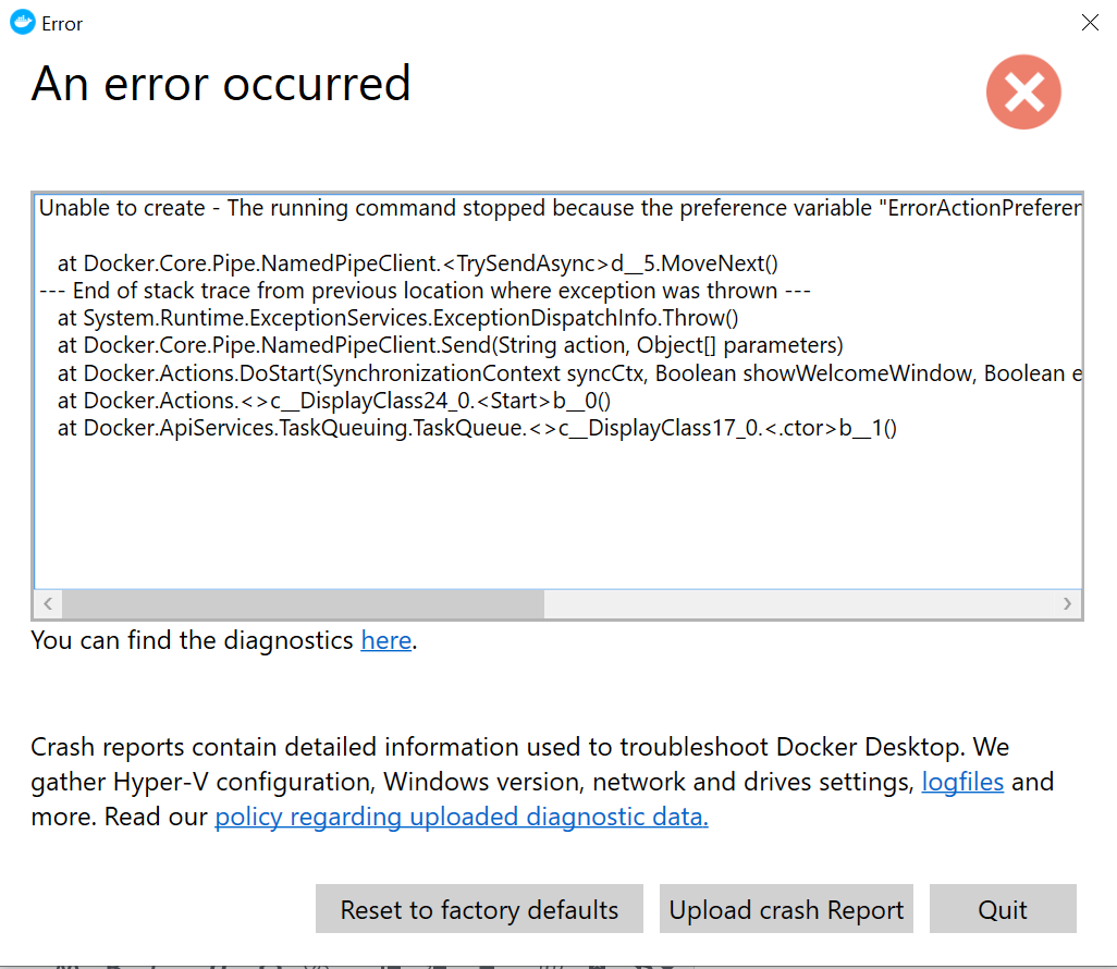 Not Able To Start Docker After Installation · Issue 4892 · Dockerfor Win · Github 
