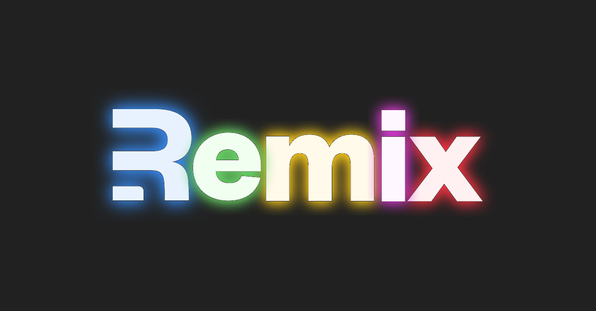 Glowing Logo doesn't render correctly · Issue #2337 · remix-run/remix · GitHub
