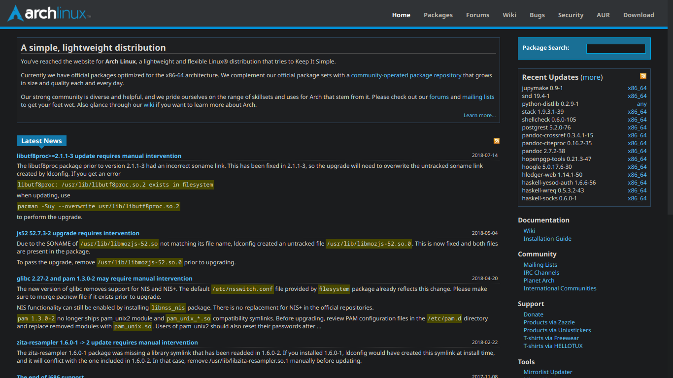 Archlinux.org headerbar is blacked out · Issue #1313 · darkreader/darkreader · GitHub