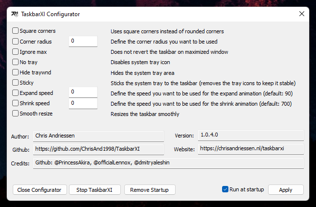 [BUG] Win+1..9 keys not working · Issue #104 · ChrisAnd1998/TaskbarXI · GitHub