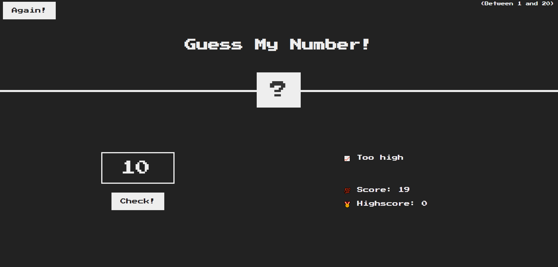 GitHub - Samirtahiri/Guess-Number-Game: Guessin number between 1-20