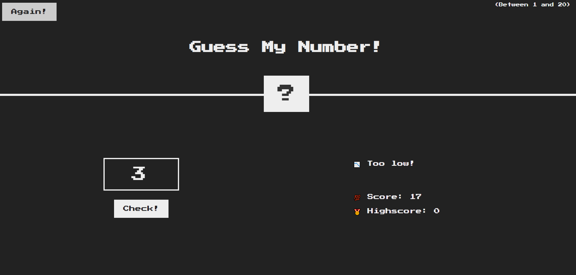 GitHub - Samirtahiri/Guess-Number-Game: Guessin number between 1-20