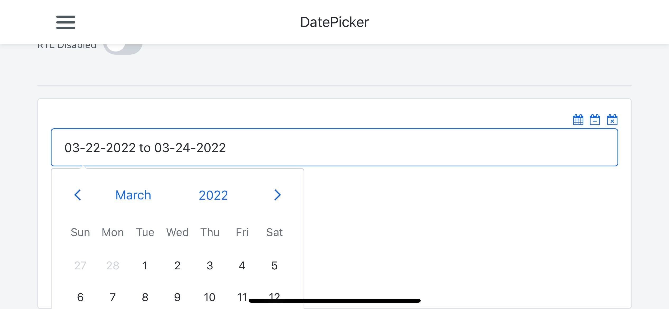 Date Range on mobile landscape not usable · Issue #2686 · flatpickr/flatpickr · GitHub