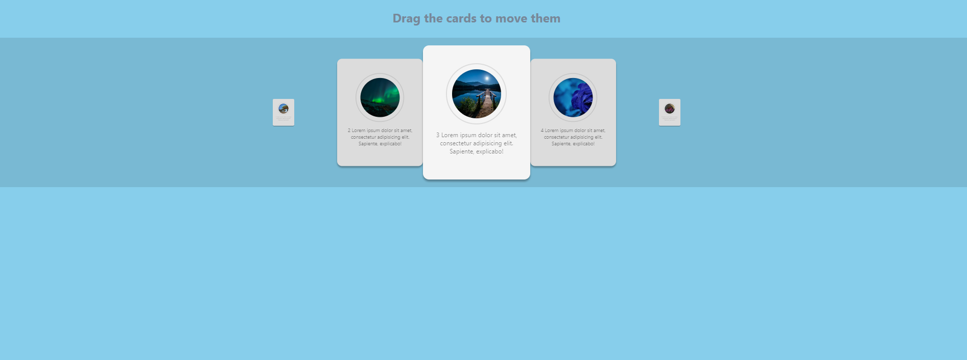 GitHub - JohnnyLouisTech/Amazing-Carousel: Drag the cards to move the cards