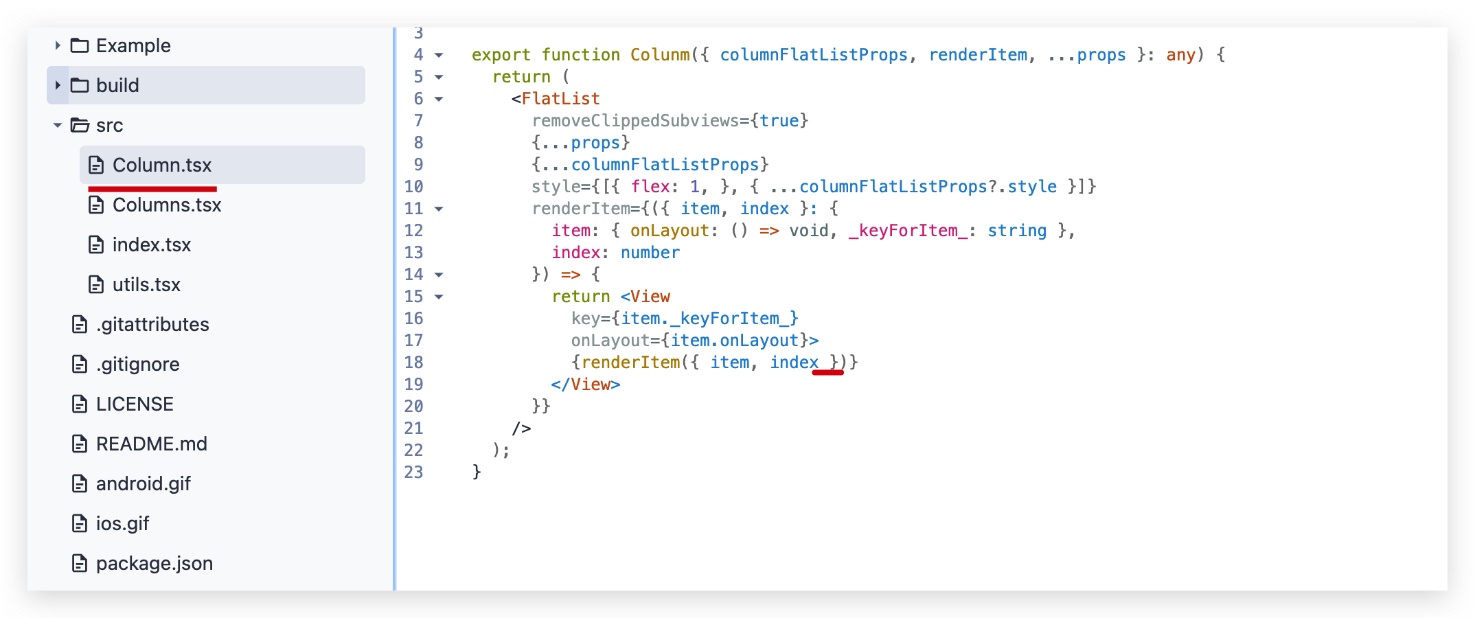 renderItem 如何得知当前是第几列 · Issue #27 · ZakZheng/react-native-waterflow-list · GitHub