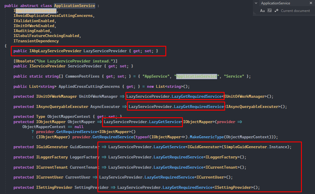 Usage Of Lazyserviceprovider · Issue 17688 · Abpframeworkabp · Github 