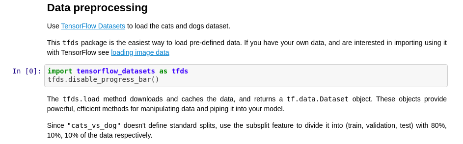 Incorrect mention of dataset.... · Issue #35940 · tensorflow/tensorflow · GitHub