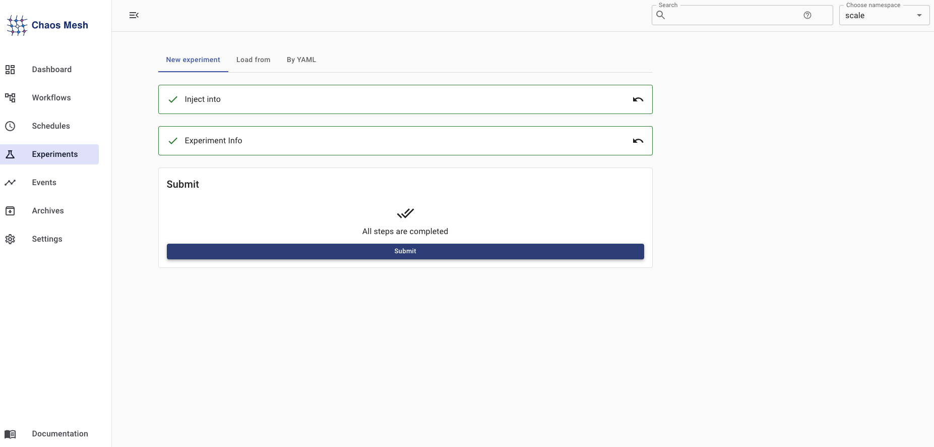 Submit button not working · Issue #3825 · chaos-mesh/chaos-mesh · GitHub