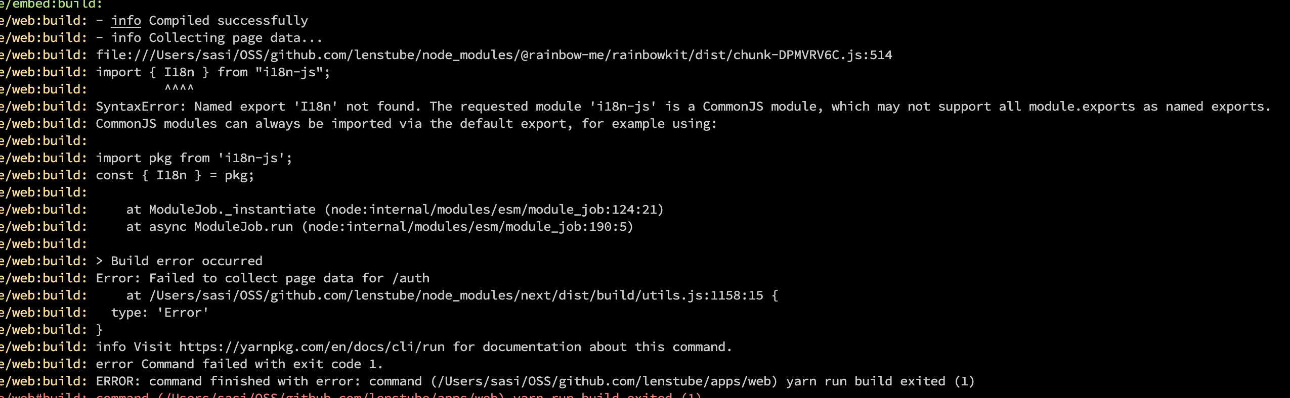 [bug] I18n with Lingui · Issue #1545 · rainbow-me/rainbowkit · GitHub