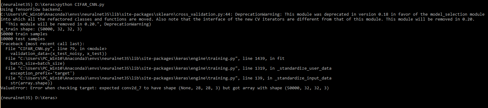 Dimension Problem When Building Convolutional Autoencoder Issue 4036 