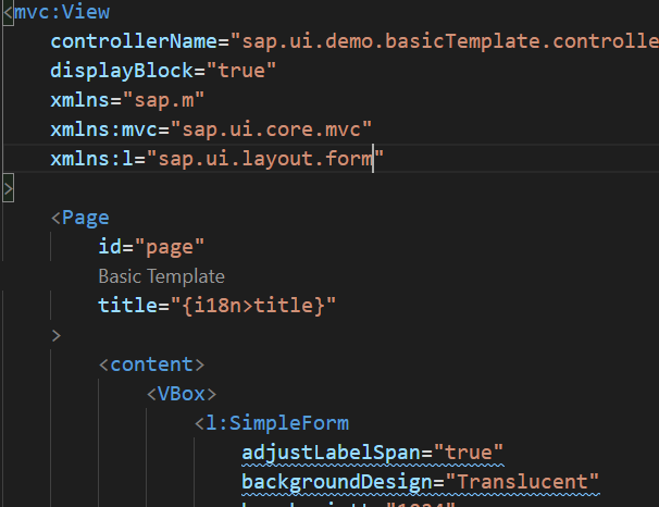 XML code completion: wrong namespace e.g. adding SimpleForm (sap.ui.layout.form) · Issue #187 ...