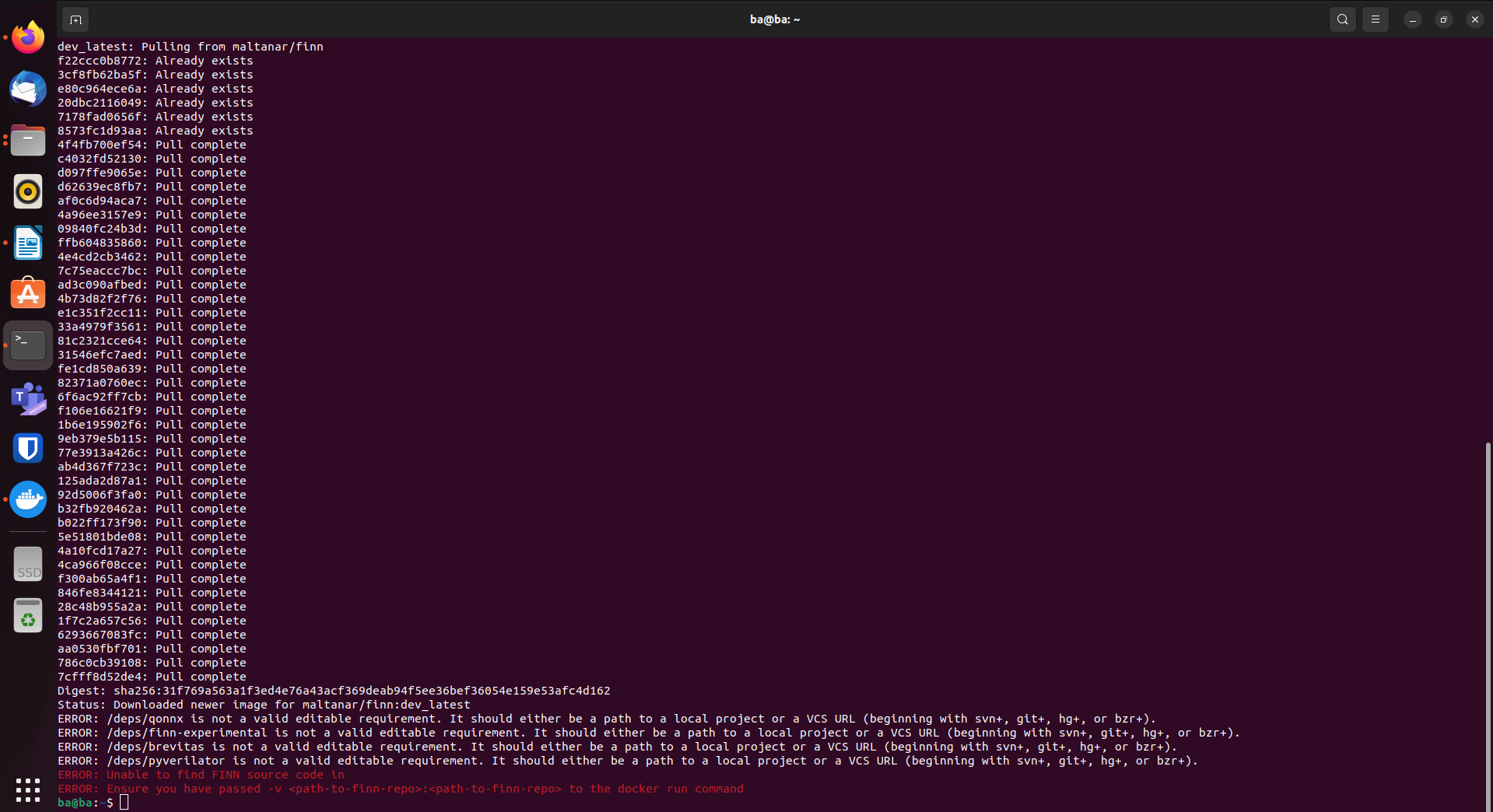 Finn And Fin Experimental Installing Error · Xilinx Finn · Discussion 754 · Github