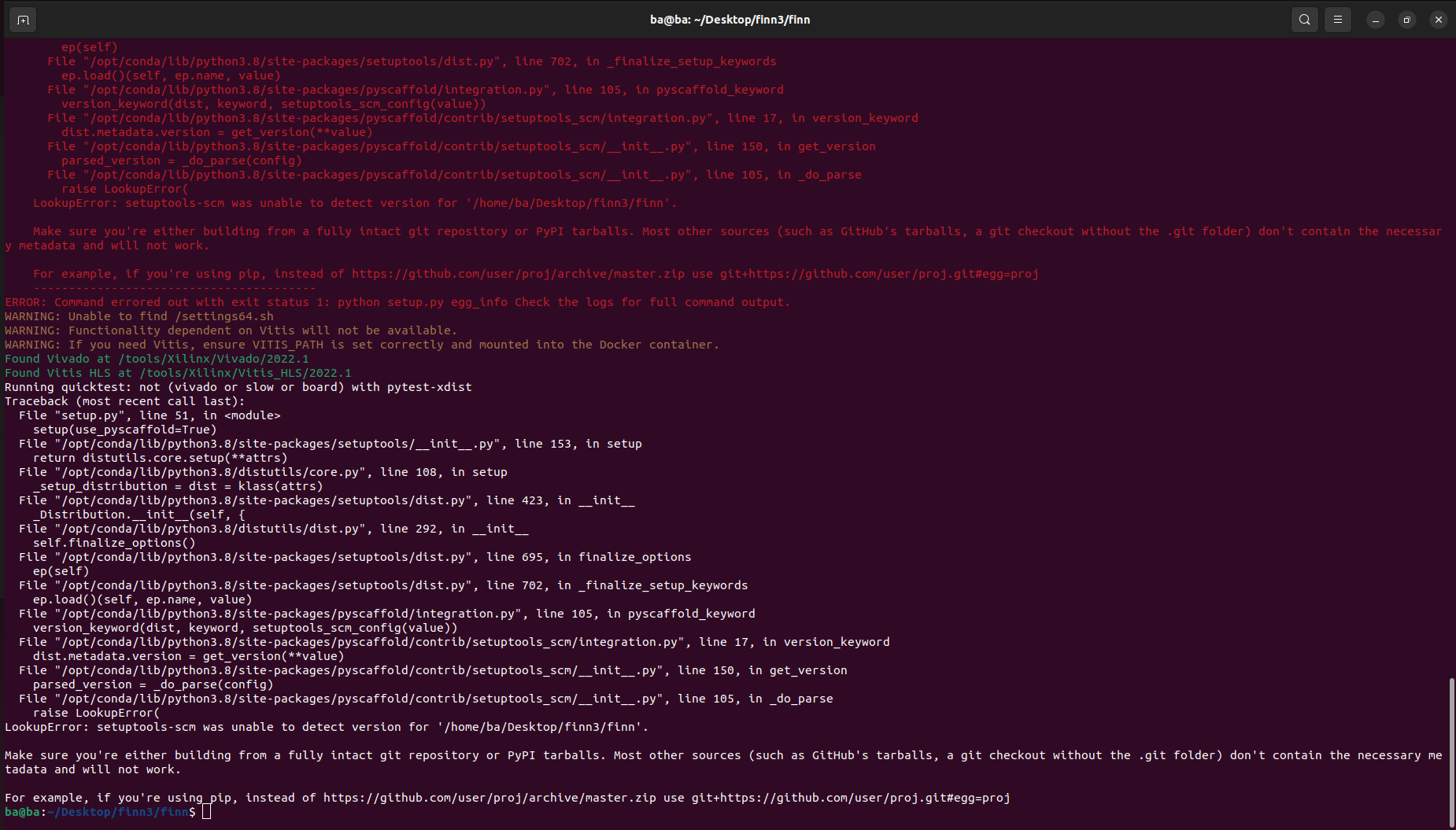 Unable To Run A Container From Maltanar Finn Dev Latest · Issue 706 · Xilinx Finn · Github