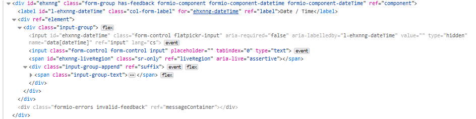 [BUG] When two the date/time component are in fieldset and formio is localizated the second ...