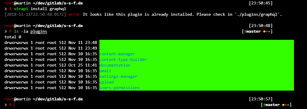 Strapi Wont Start After Installing Graphql On Windows · Issue 1612