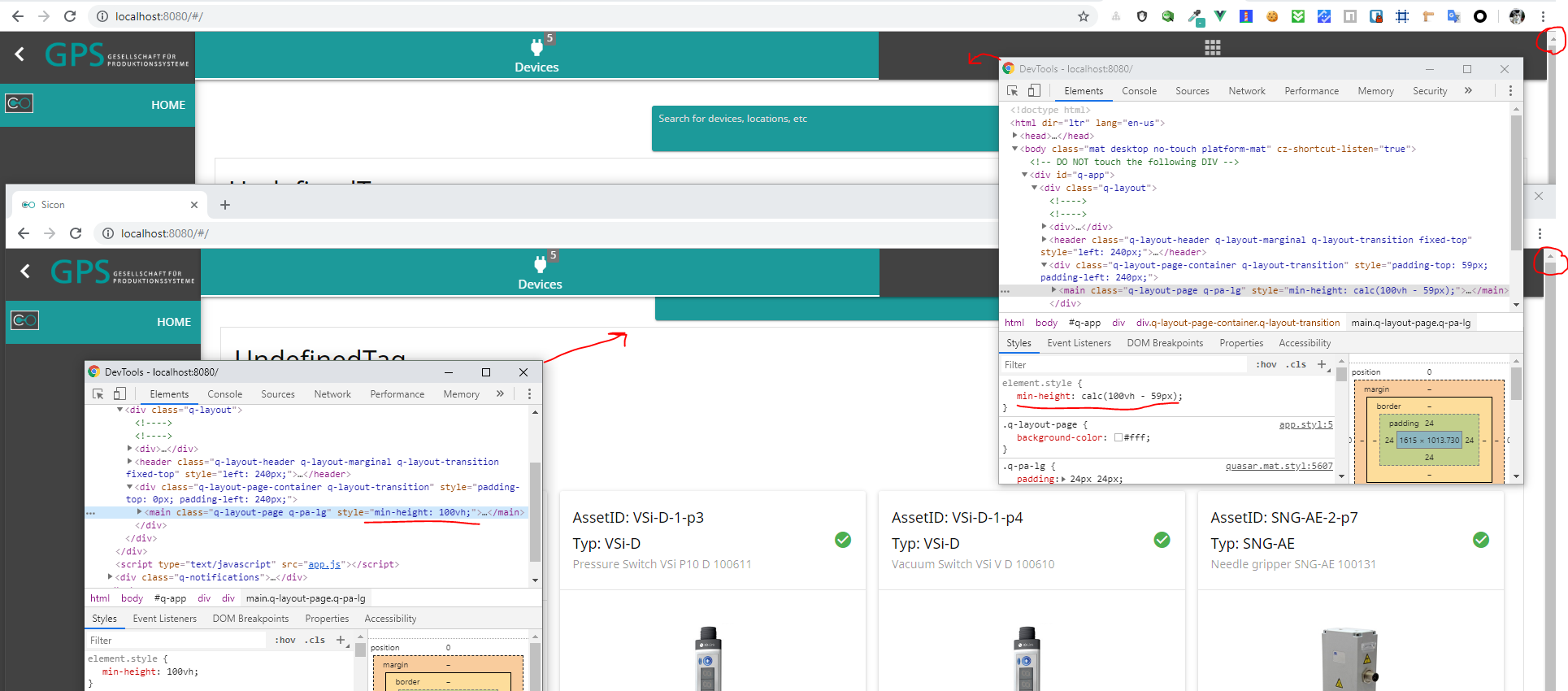 [v0.17] layout header does not reliably calculate min-height · Issue #3803 · quasarframework ...