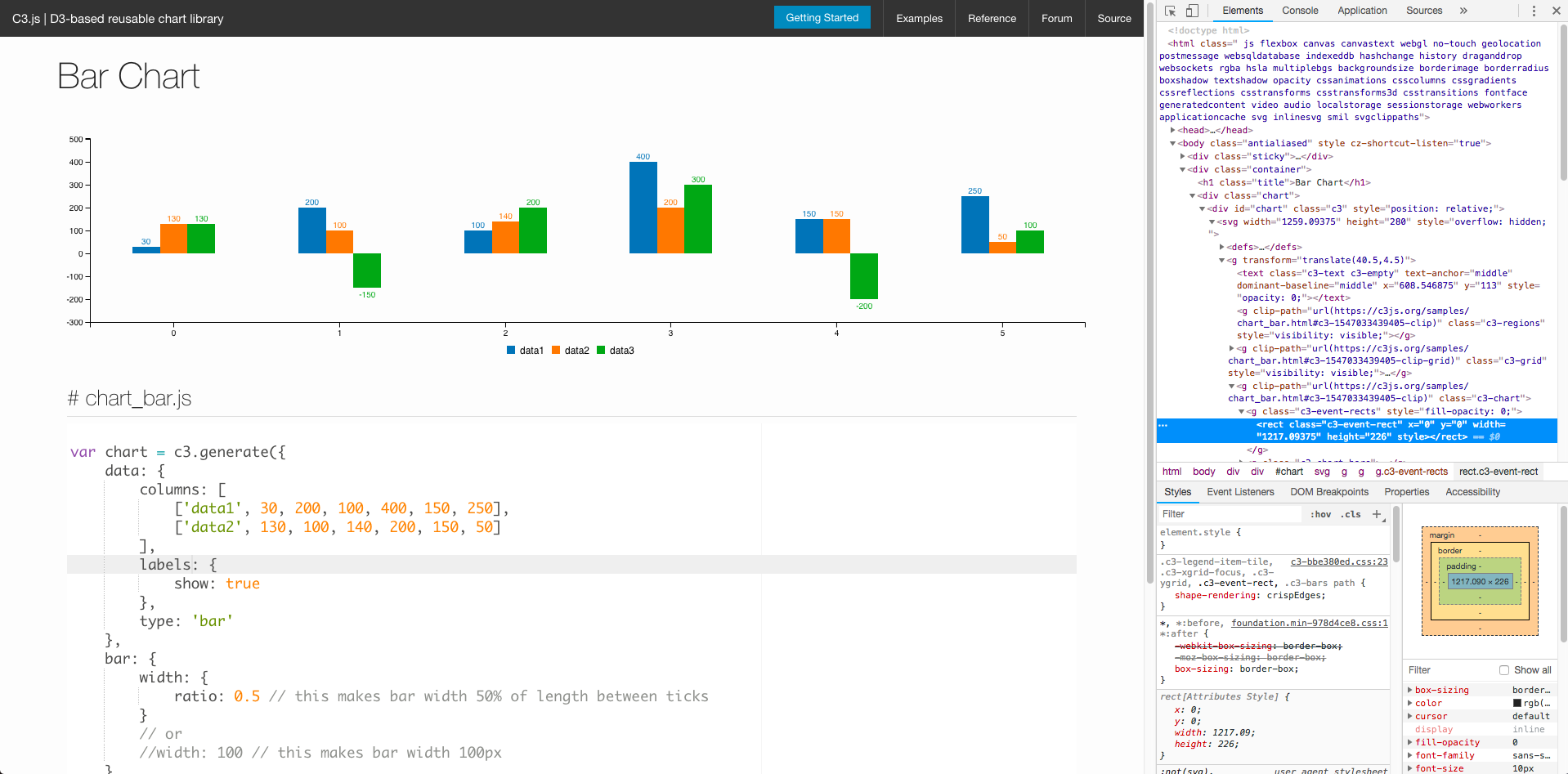 Labels remain in place after closing devtools · Issue #2560 · c3js/c3 · GitHub