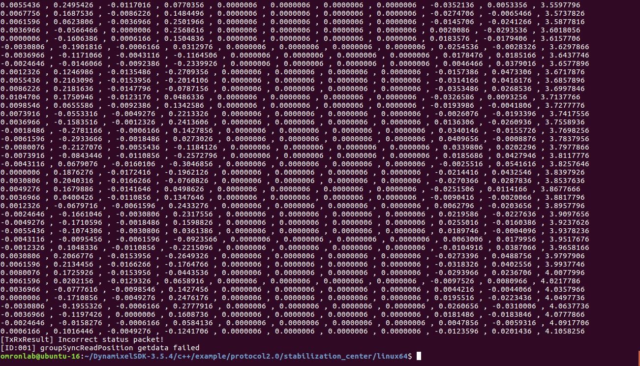 362 C Usb2dynamixel Xm430 W210 T Issue Txrxresult There Is No Status Packet 2068