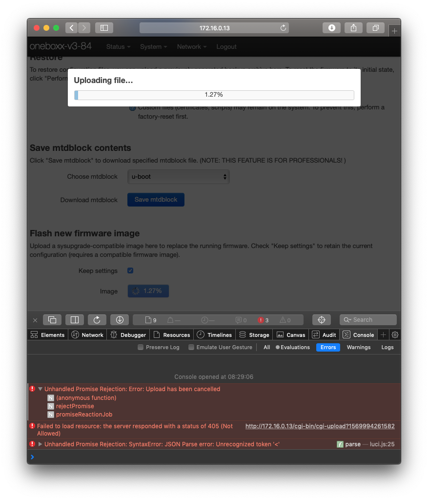 luci-nginx: error flashing new firmware with web interface · Issue #3140 · openwrt/luci · GitHub
