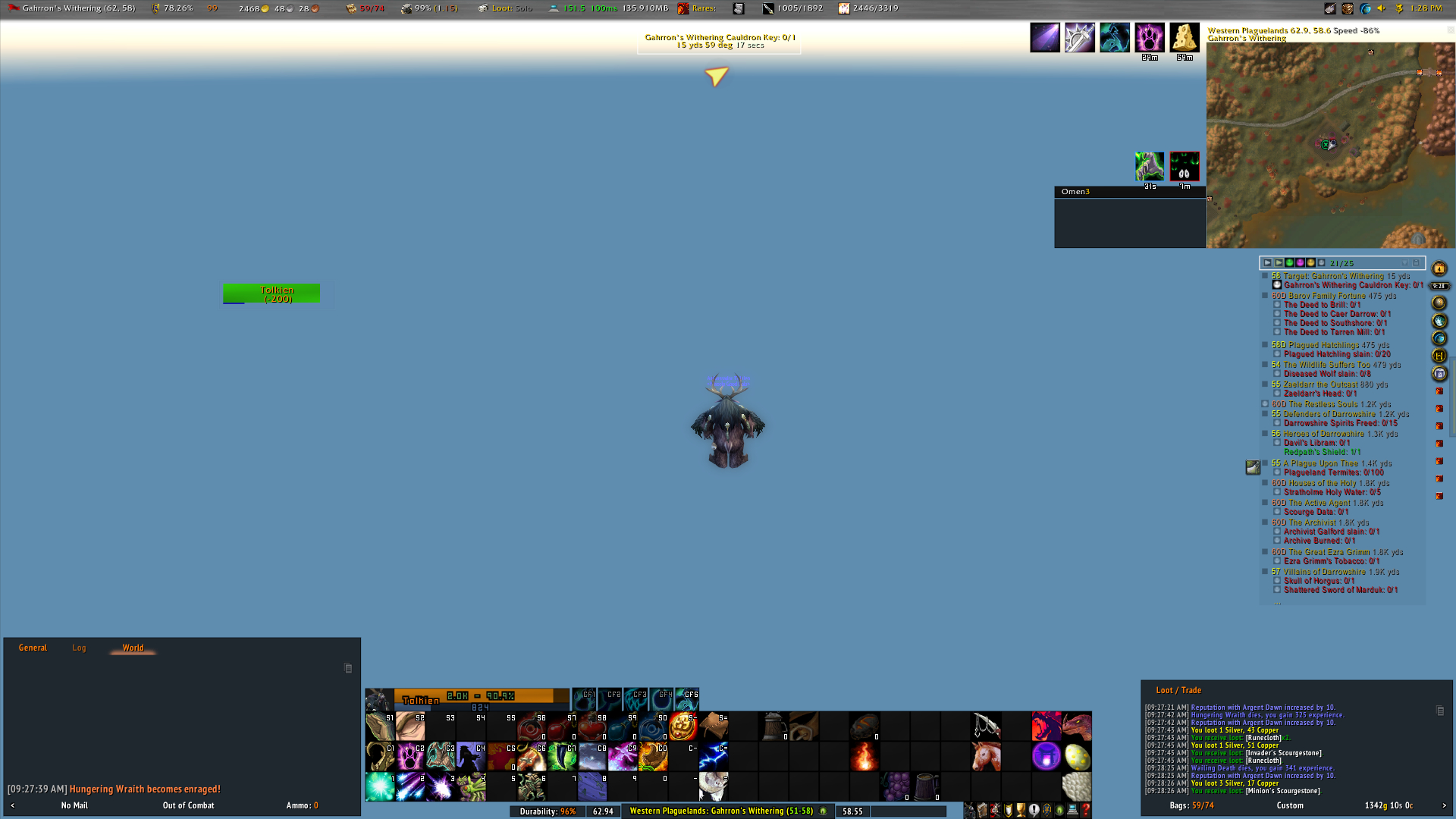 Haunted Debuff instances player to void space · Issue #8276 · azerothcore/azerothcore-wotlk · GitHub