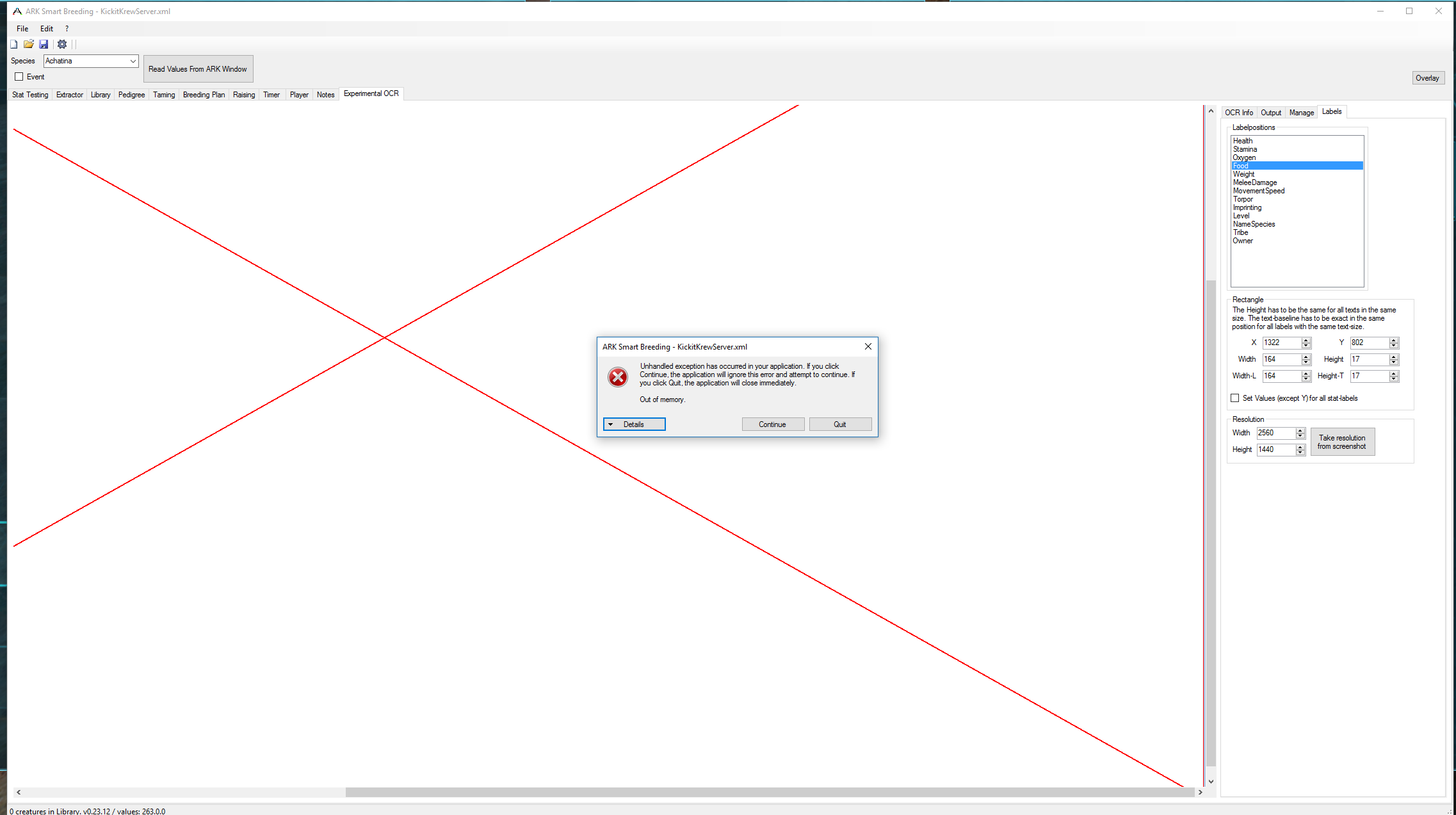 Cannot Extract any dino information · Issue #391 · cadon/ARKStatsExtractor · GitHub