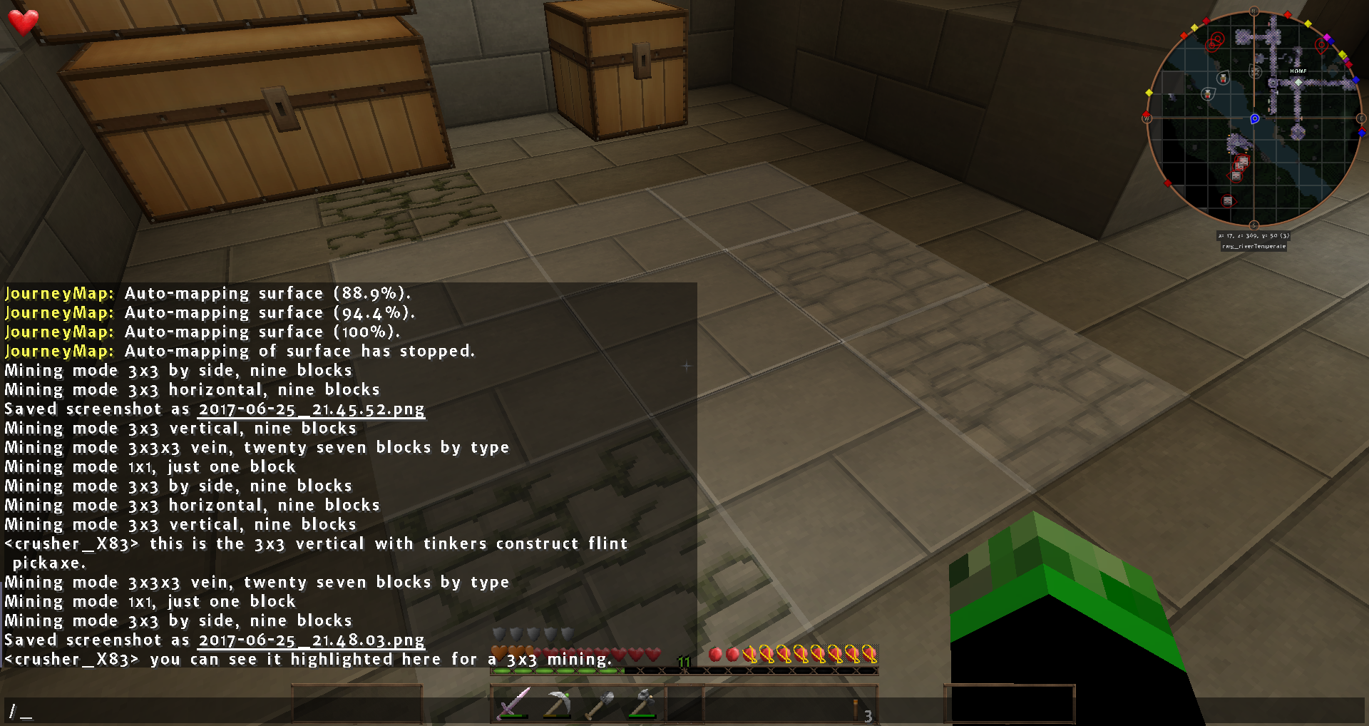 multiple mining modes including 3x3 horizontal and vertical with Tic ...