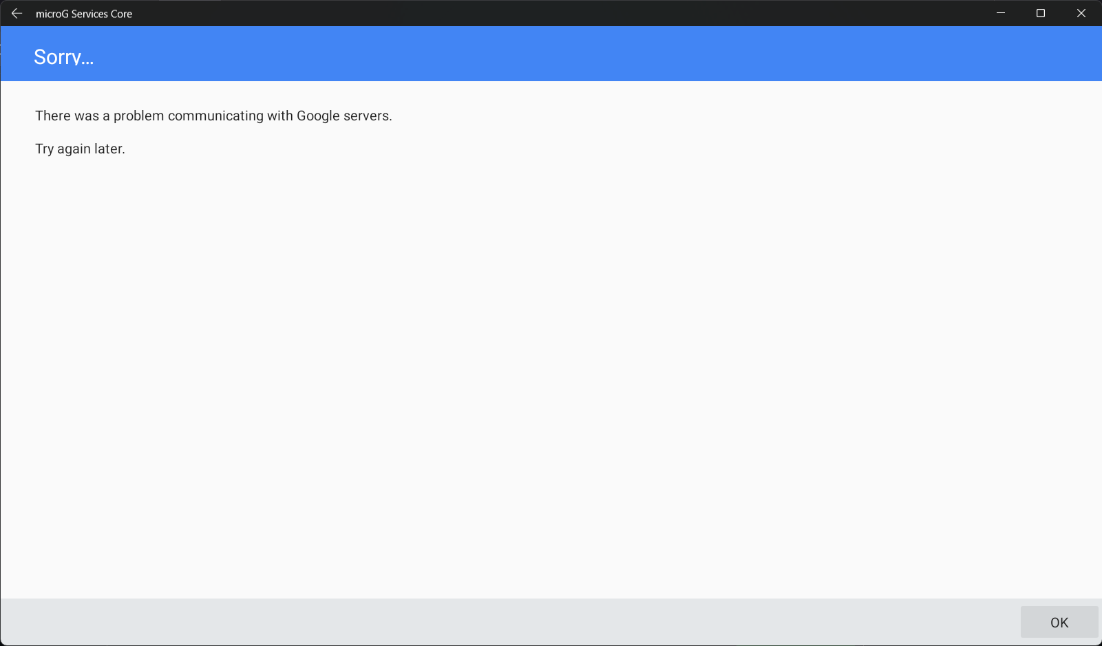 Couldn't communicate with Google Servers · Issue #1897 · microg/GmsCore · GitHub