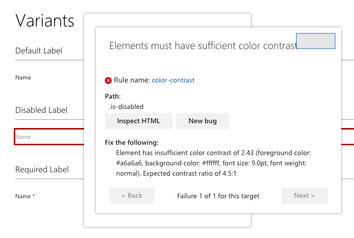 For Keros, Date Picker control is showing , color contrast Error. · Issue #6179 · microsoft ...