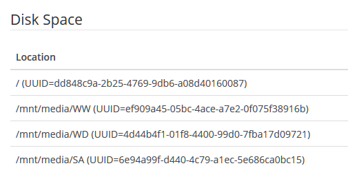 System/Status Disk-Space (UUID) · Issue #4182 · Radarr/Radarr · GitHub